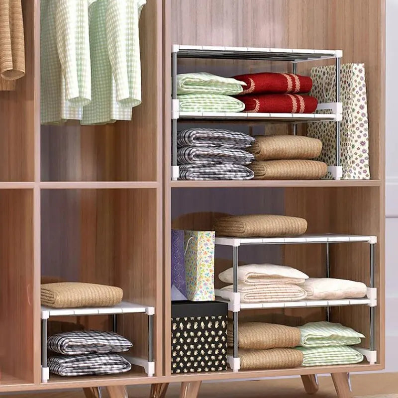 Telescopic Stackable Storage Shelf